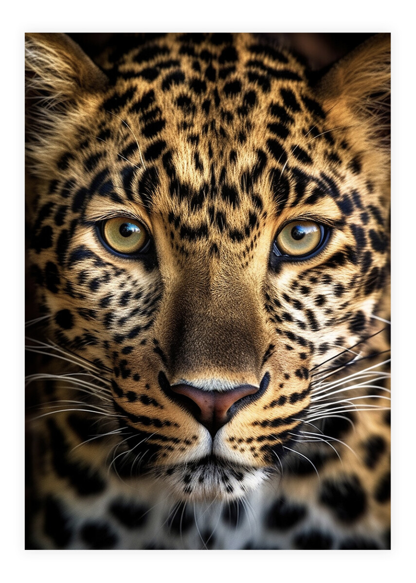 #1 Leopard plakat → Fra 59 Kr.