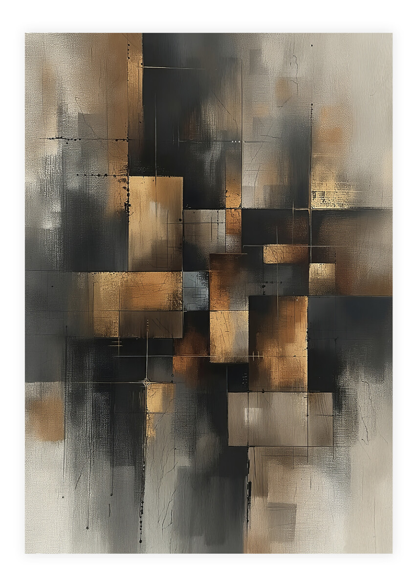Abstrakt moderne Mosaik plakat → Fra 59 Kr.